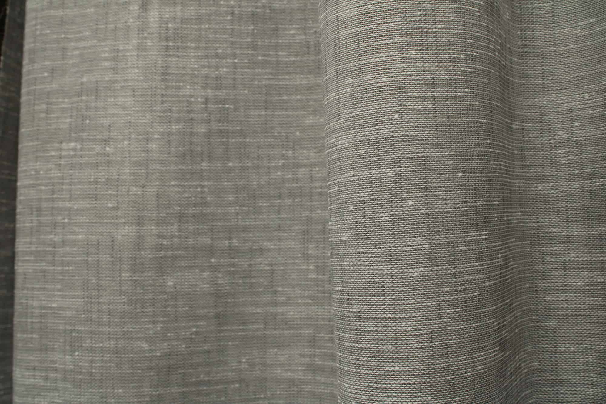 Gordijnen inbetween linnen look grijs | Okika