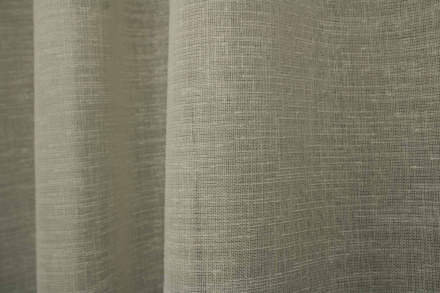 Gordijnen inbetween linnen look ivoor | Okika